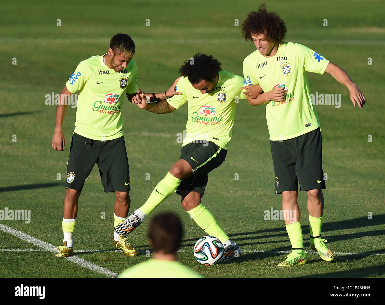 David Luiz And Neymar