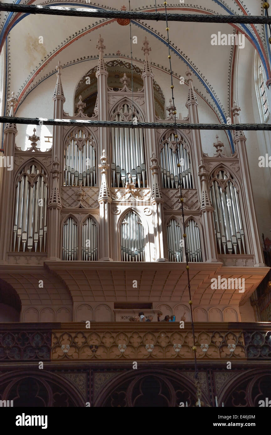 organ Nikolaikirche Stralsund Germany Stock Photo - Alamy