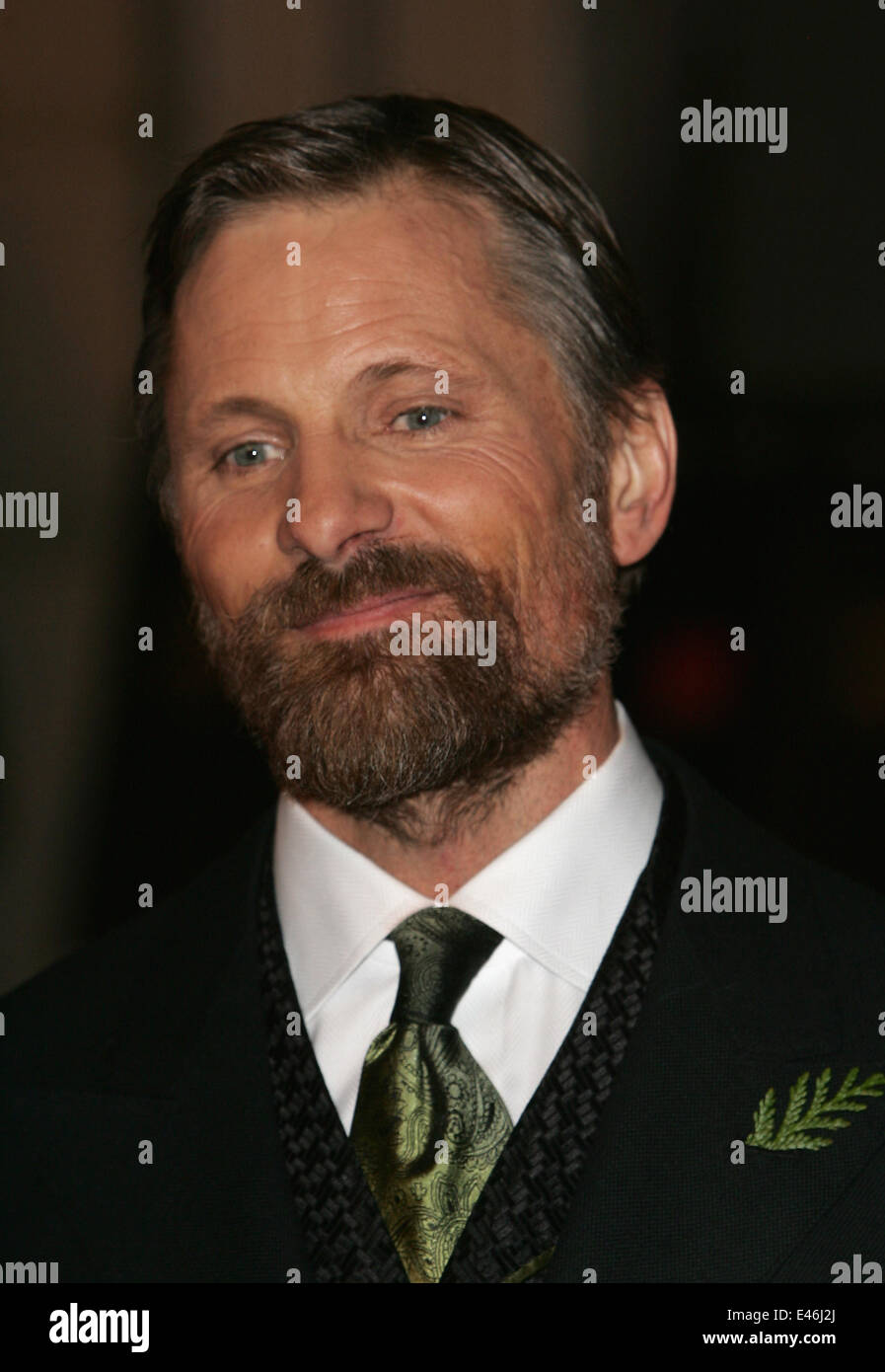 London, UK. 10th Feb, 2008. Viggo Mortenson arrives for The Orange ...
