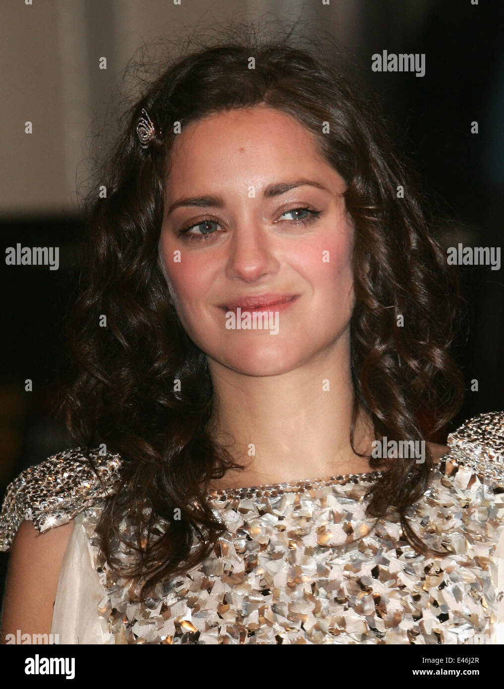 London, UK. 10th Feb, 2008. Marion Cottilard arrives for The Orange ...