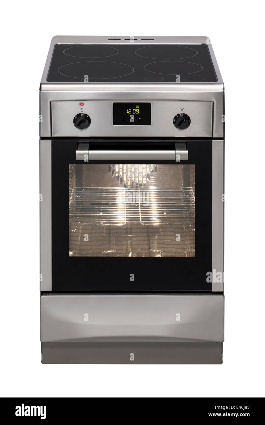 Electric cooker isolated on white Stock Photo - Alamy