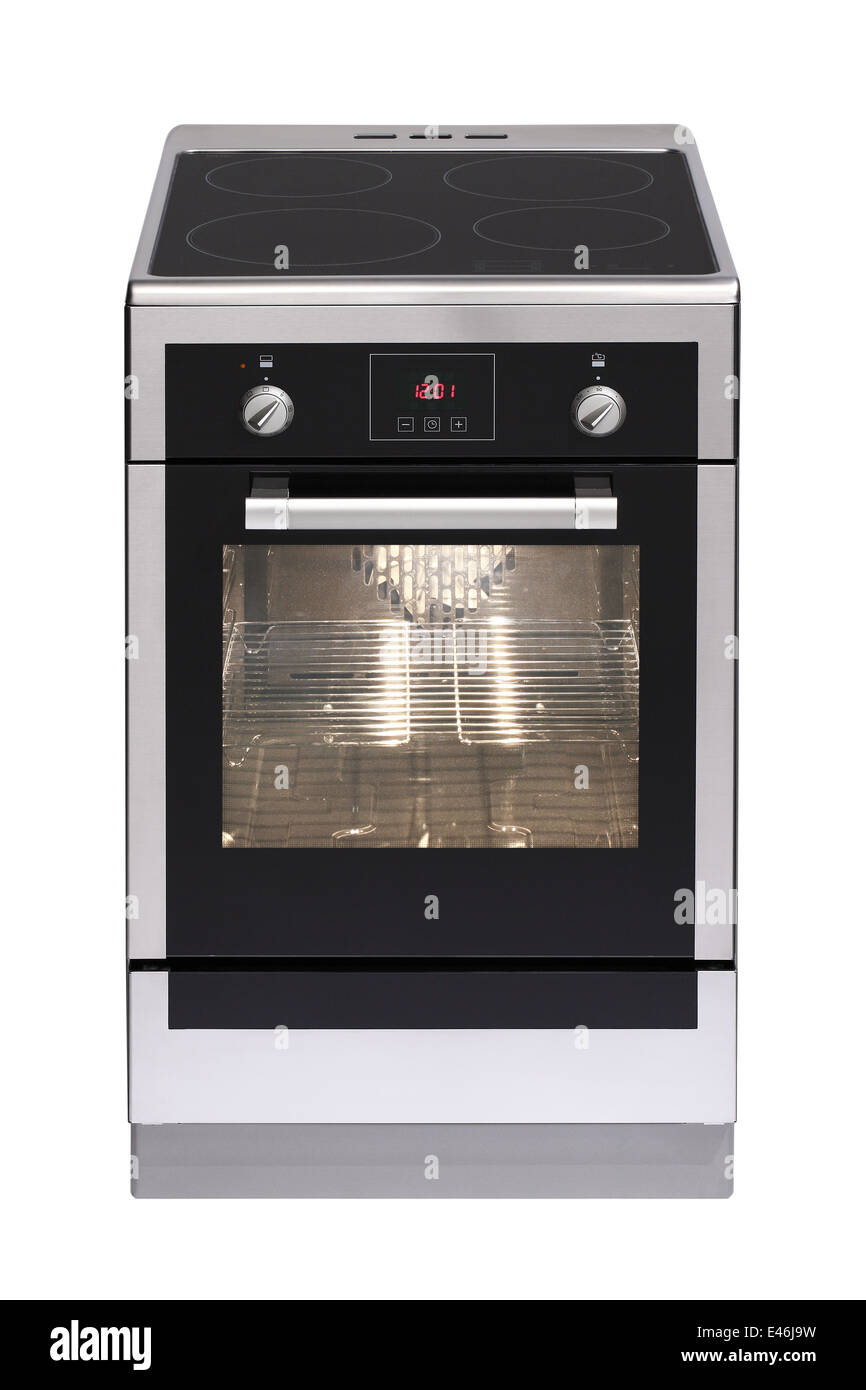 Electric cooker isolated on white Stock Photo - Alamy