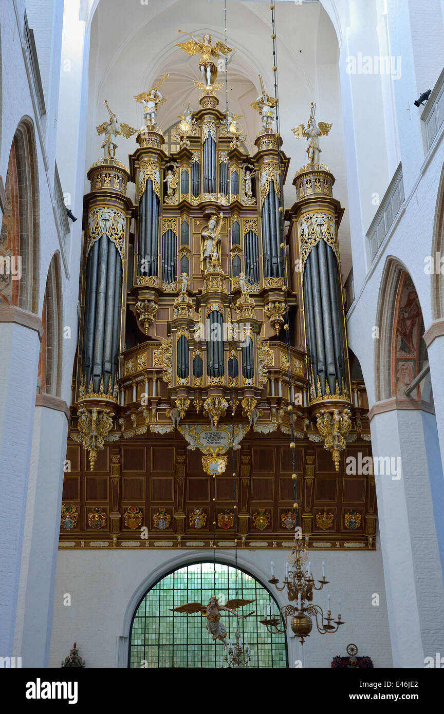 17th Century organ Marienkirche Church Stralsund Germany Stock Photo ...
