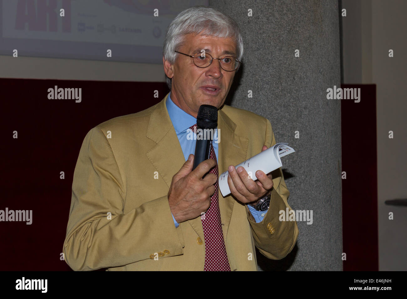 The Superintendent Teatro Regio Torino, Walter Vergnano, during the ...