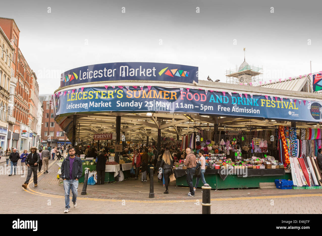 Leicester City Centre Market High Resolution Stock Photography and ...