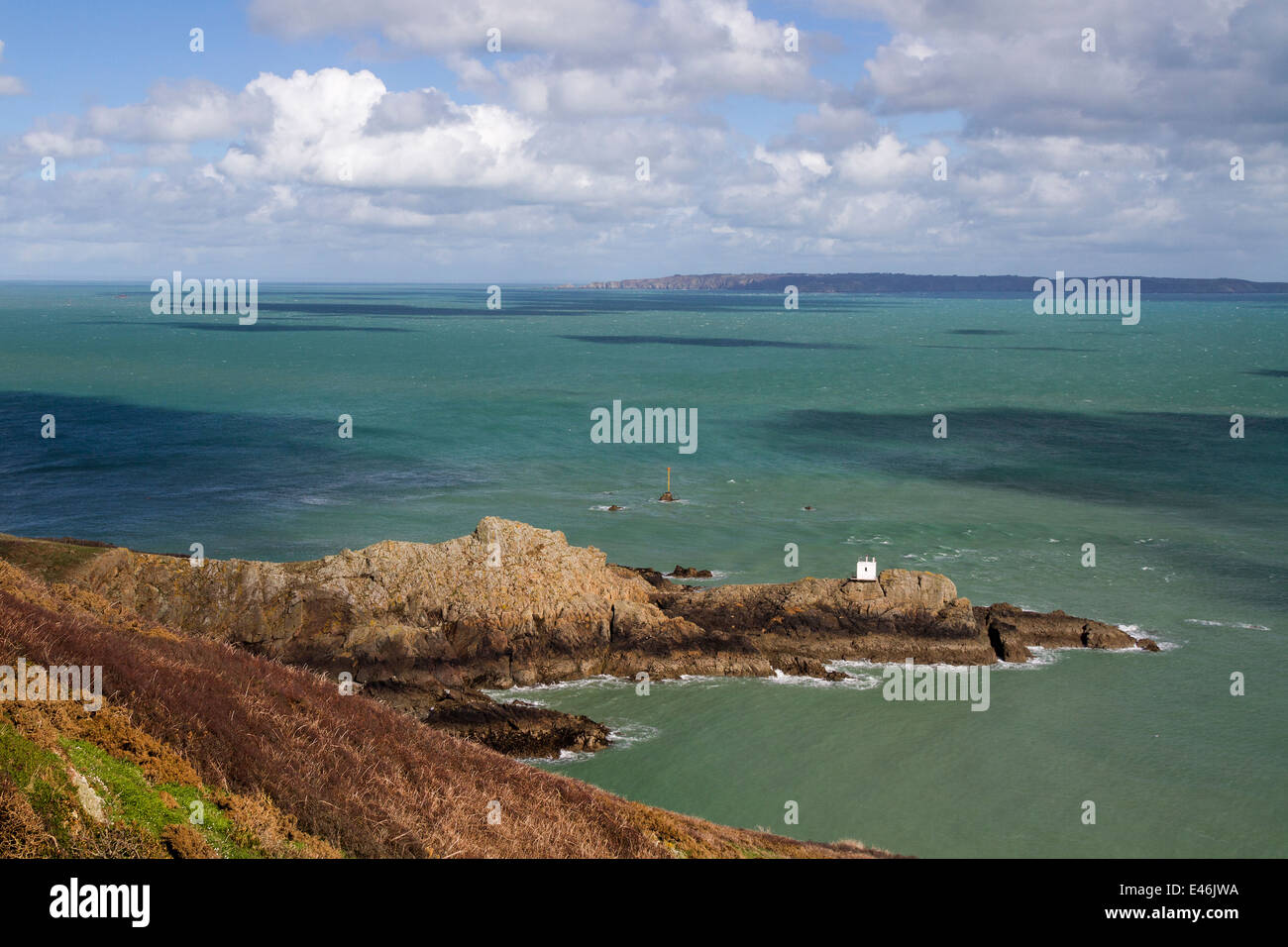 View of Jerbourg Point on Guernsey Channel islands Stock Photo - Alamy