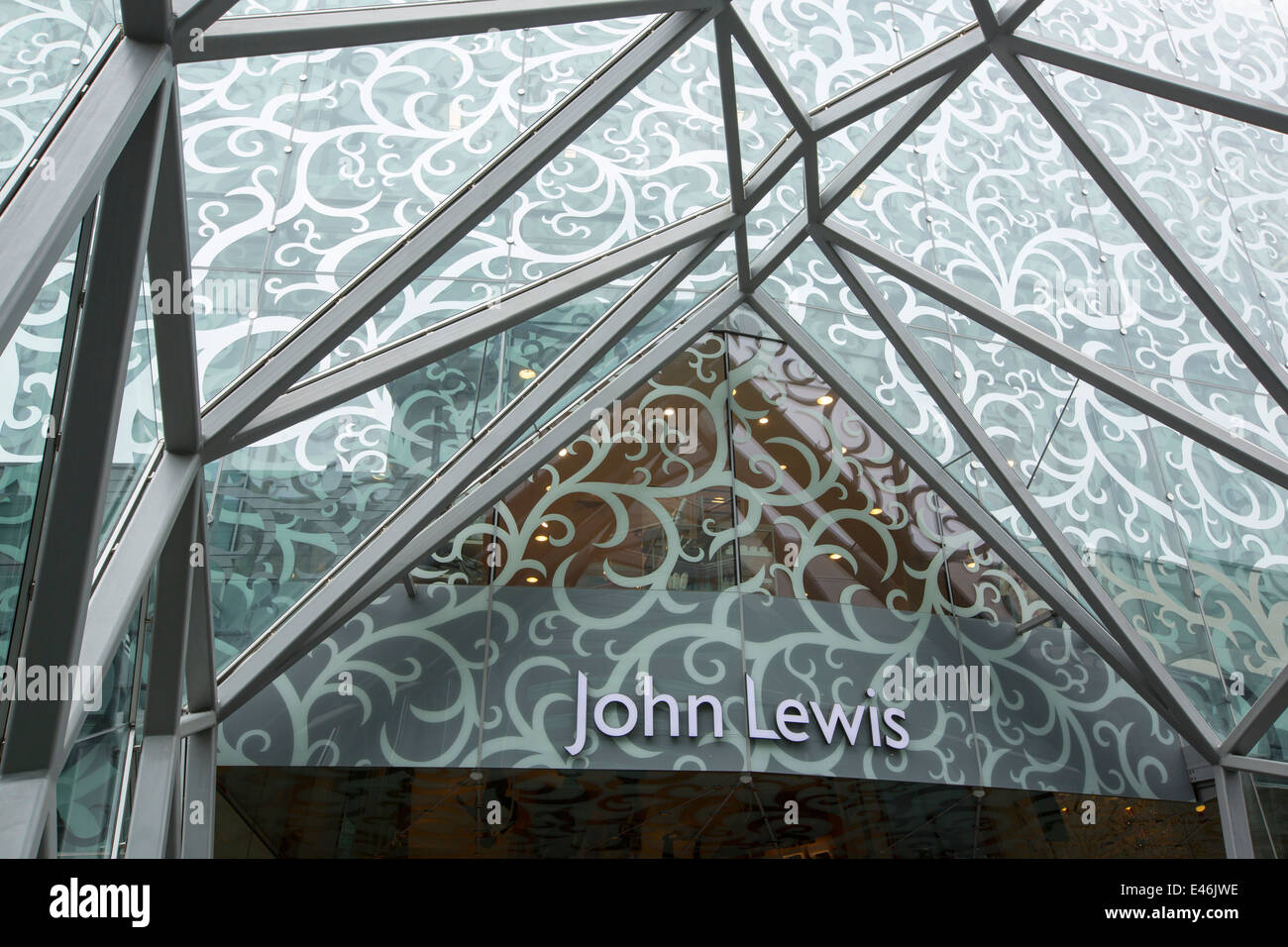 The John Lewis store in Leicester, UK Stock Photo - Alamy