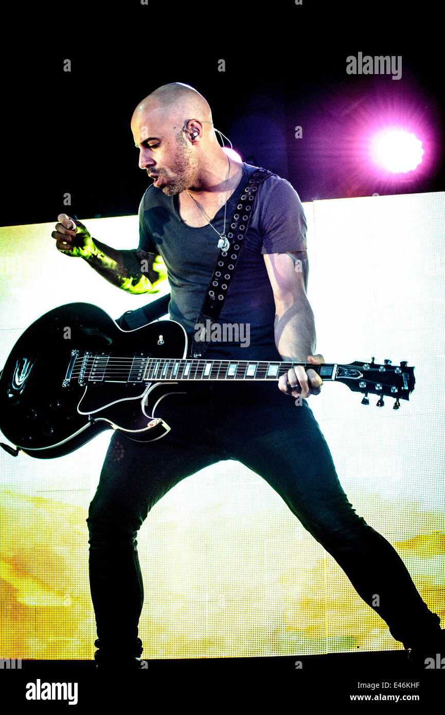 Toronto, Ontario, Canada. 3rd July, 2014. American rock band Daughtry ...