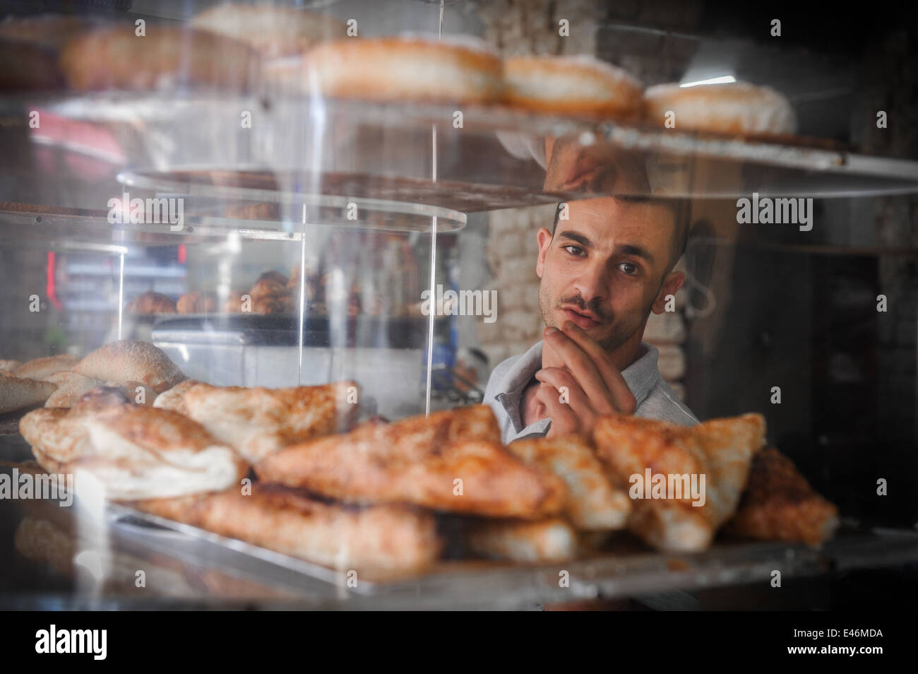 The friendly bakers at the famous Abulafia Bakery in Jaffa, tel-Aviv ...