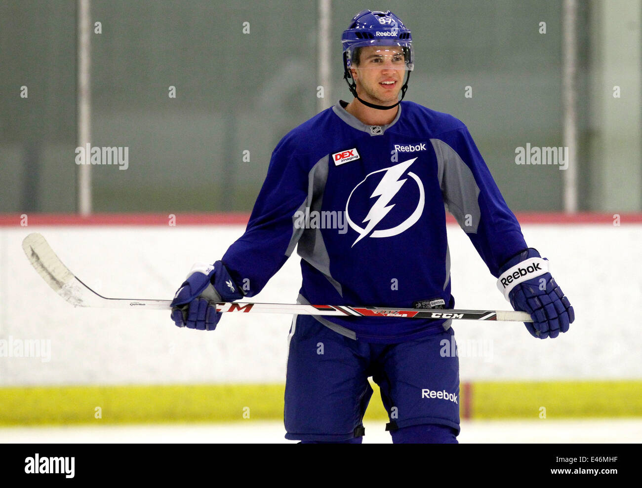 Brandon, Florida, US. 3rd July, 2014. Defenseman Anthony DeAngelo ...