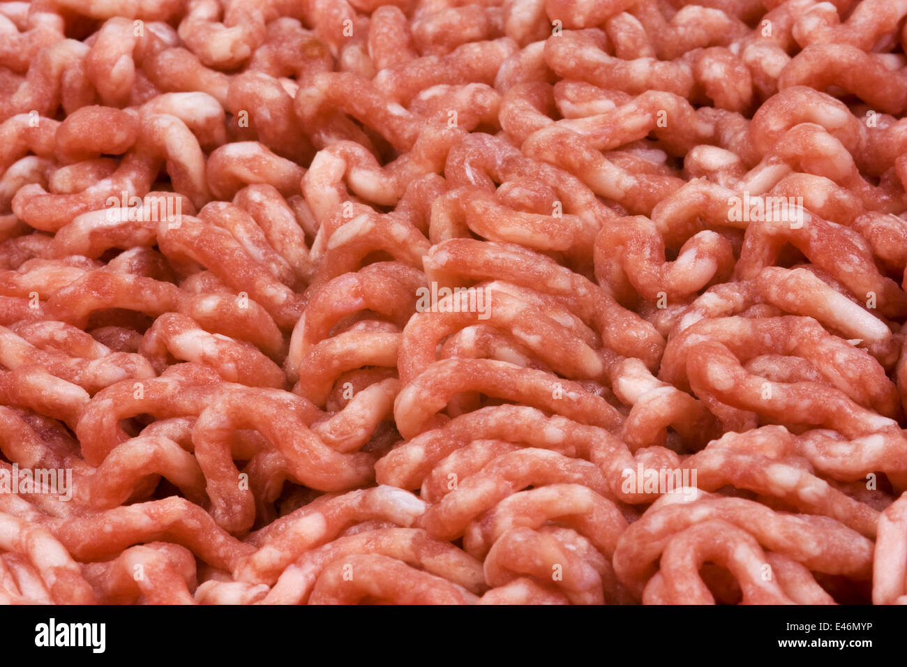 Raw minced meat closeup background Stock Photo - Alamy