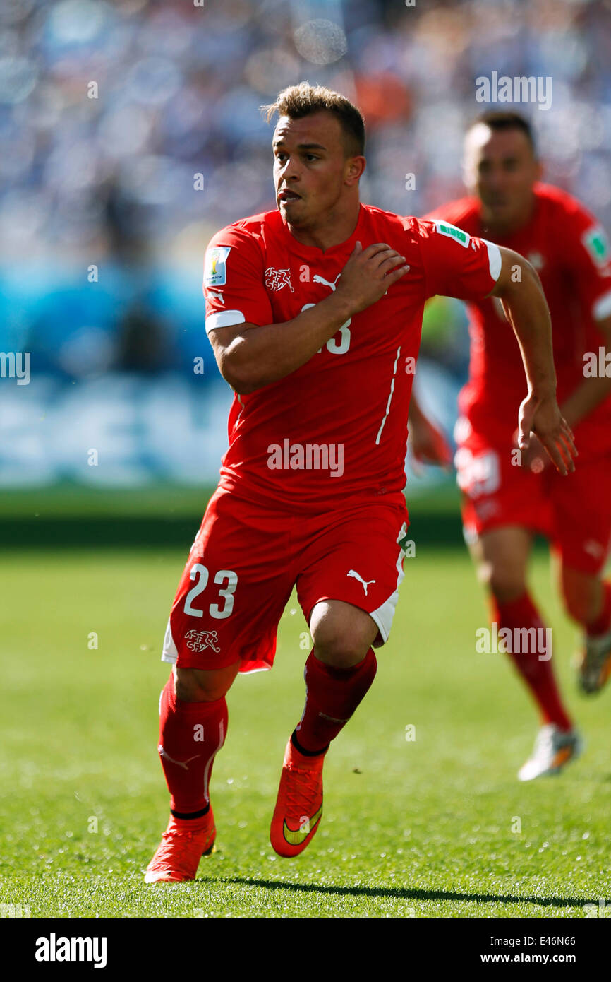 Sao Paulo, Brazil. © D. 1st July, 2014. Xherdan Shaqiri (SUI) Football ...