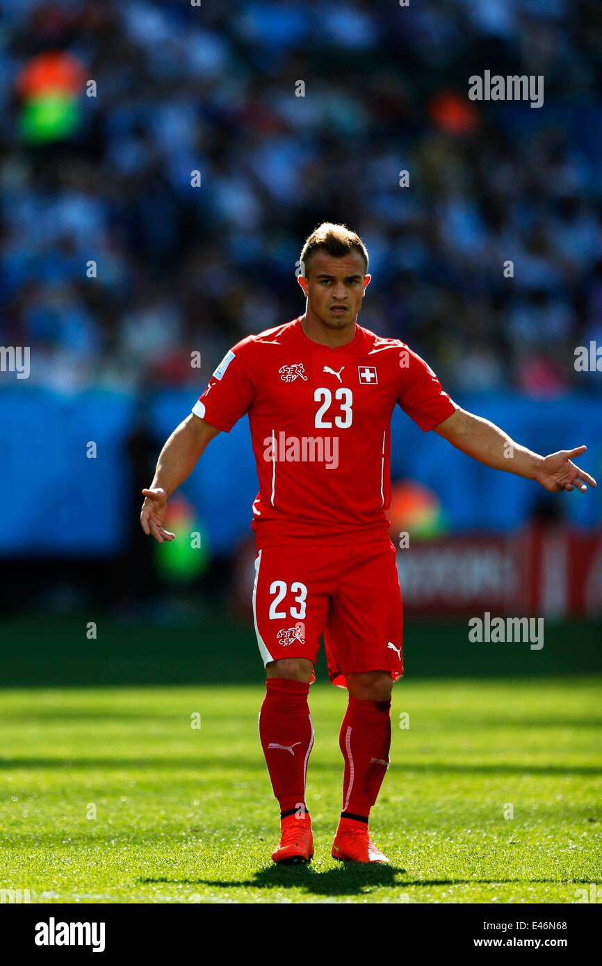 Sao Paulo, Brazil. © D. 1st July, 2014. Xherdan Shaqiri (SUI) Football ...