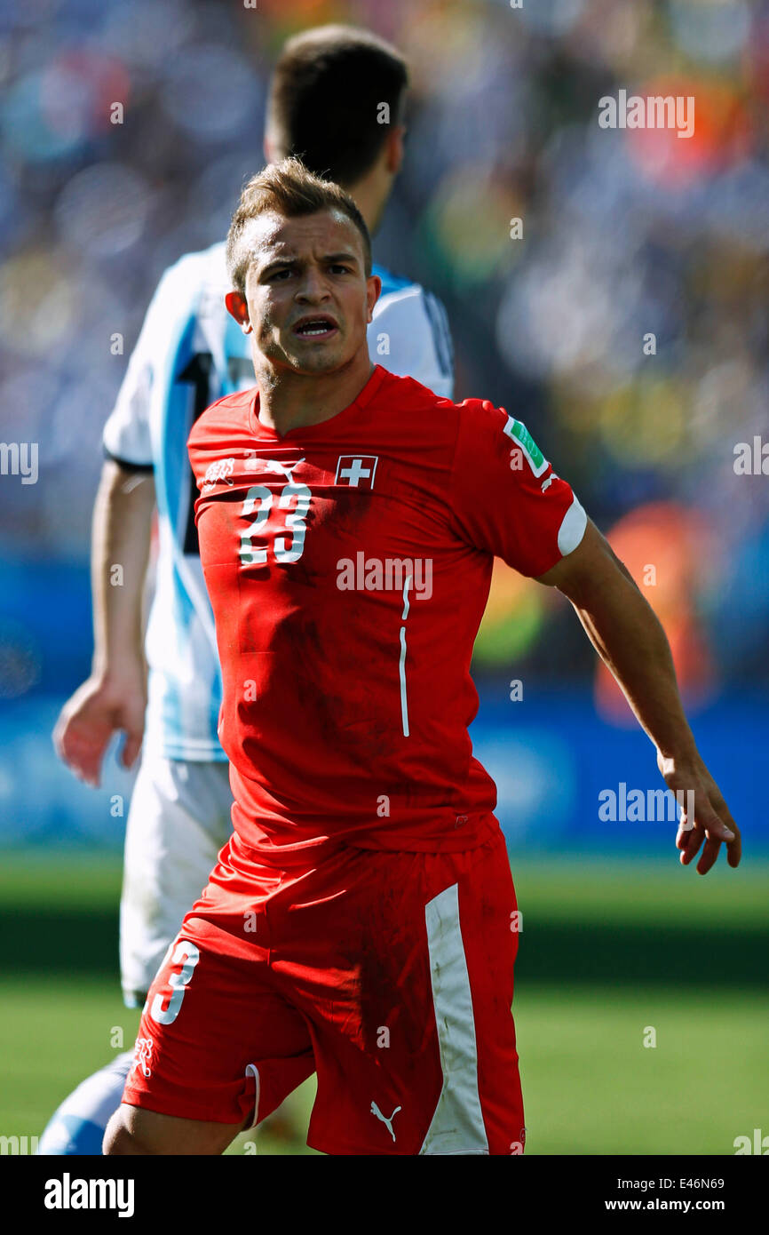 Sao Paulo, Brazil. © D. 1st July, 2014. Xherdan Shaqiri (SUI) Football ...