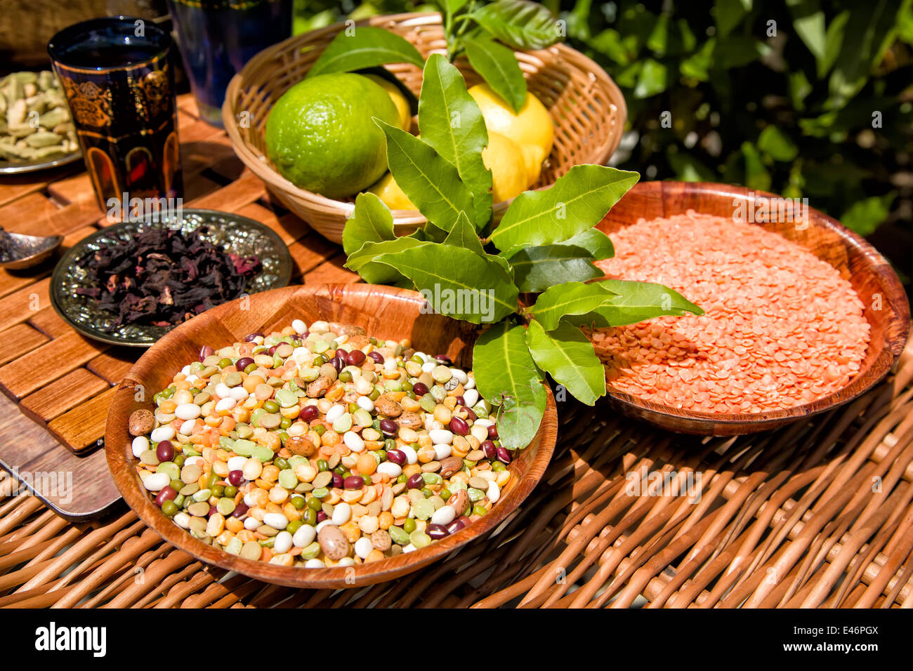 Legumes are an important component of Arabian cuisine Stock Photo - Alamy