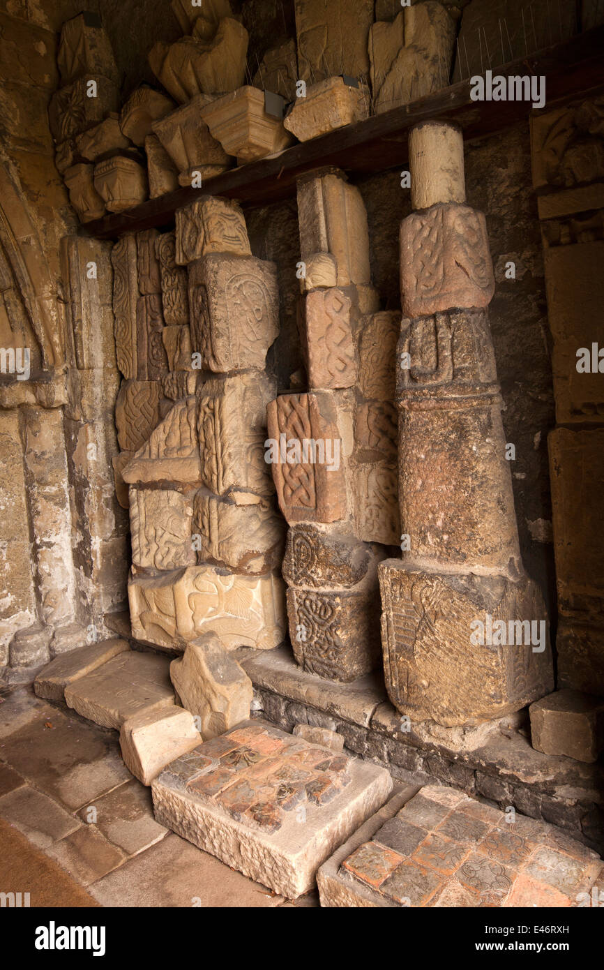 UK; England; Derbyshire; Bakewell; All; Saints; Church; excavated saxon ...