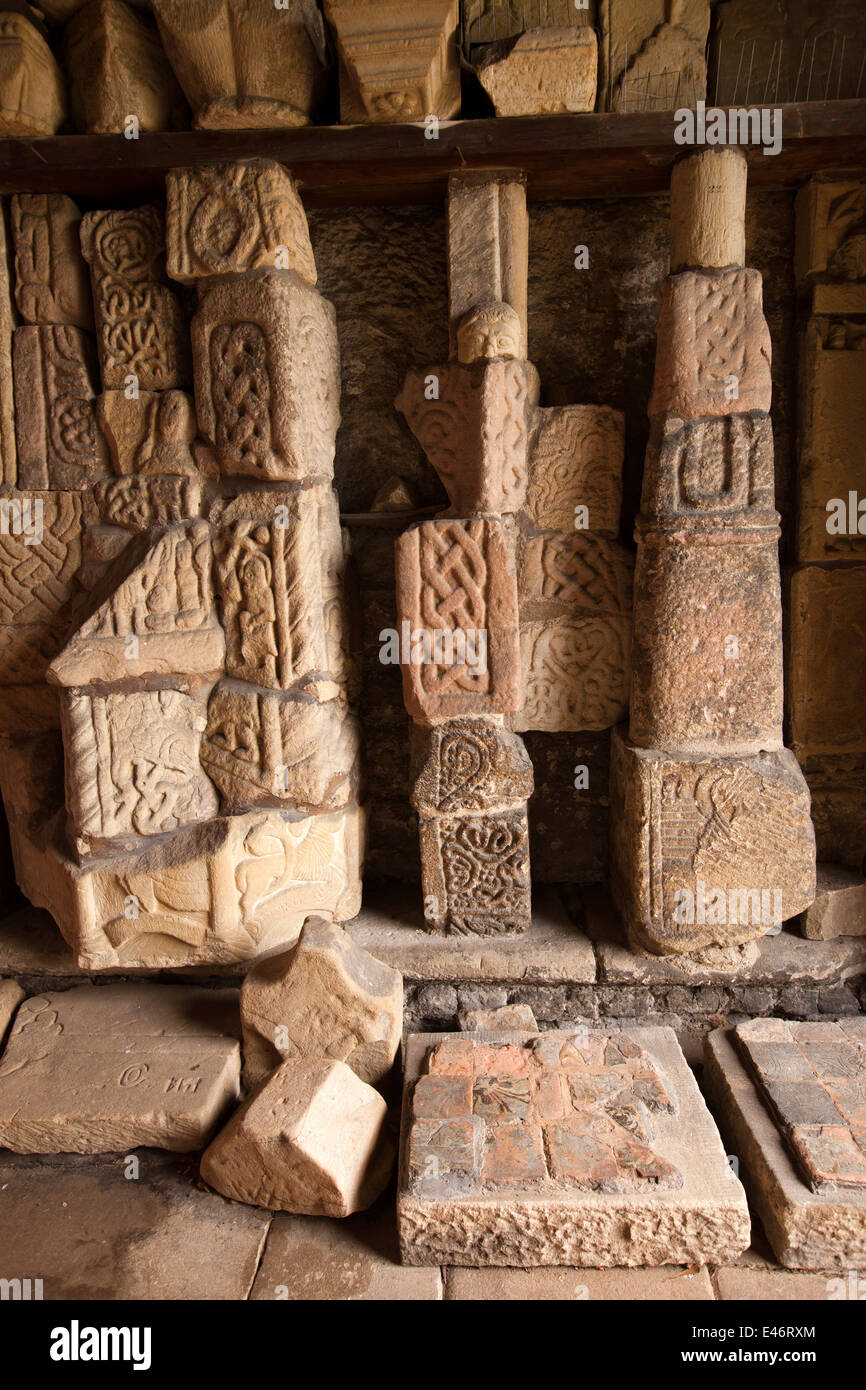 UK, Derbyshire, Peak District, Bakewell, All Saints Church porch ...