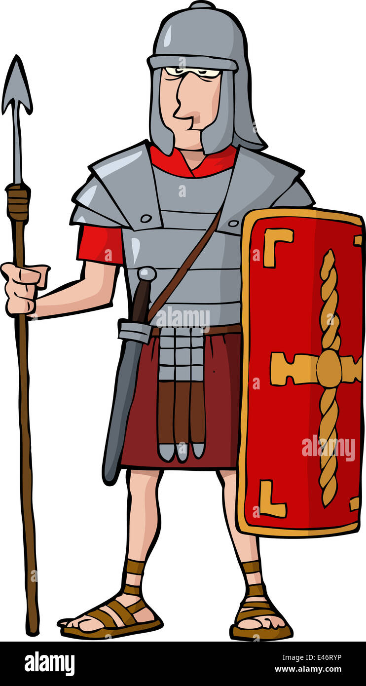 Cartoon Roman Soldier High Resolution Stock Photography and Images - Alamy