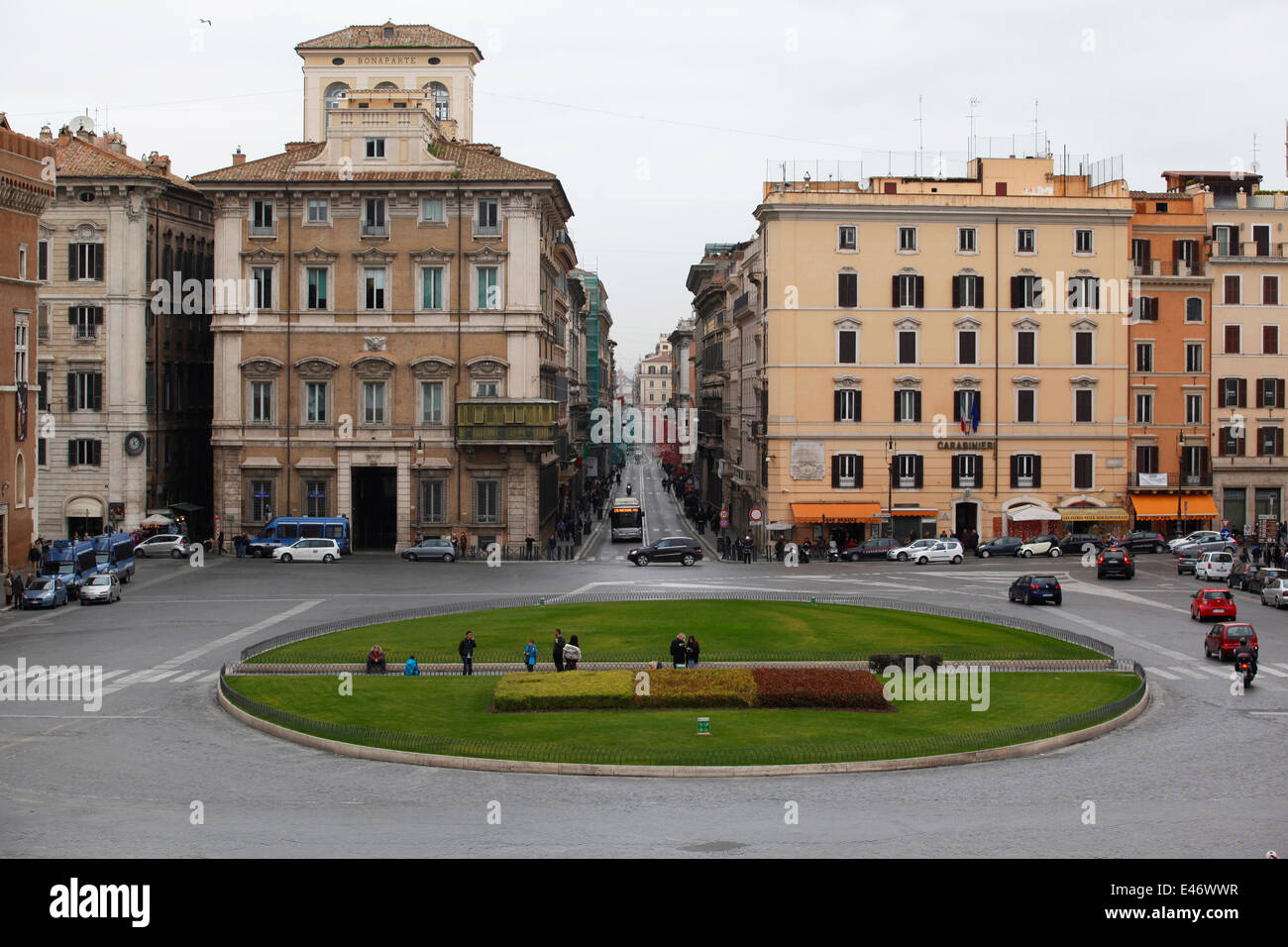 Rotunda in front of the Altar of the Fatherland, Rome Stock Photo - Alamy
