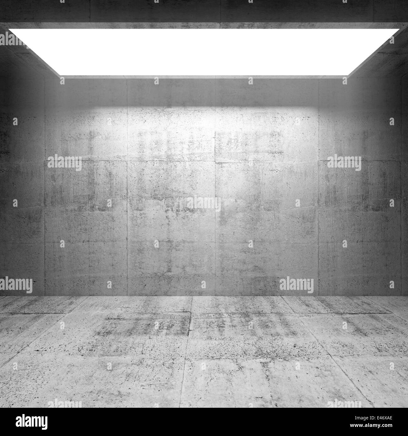 Abstract concrete 3d interior with bright light portal Stock Photo - Alamy