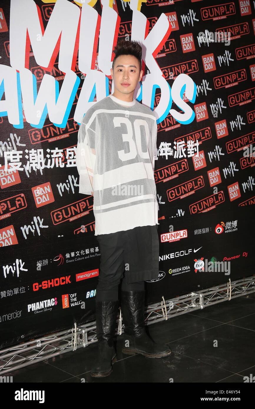 Taipei. 3rd July, 2014. Singer Wilber Pan attends 2014 MILK Awards in ...