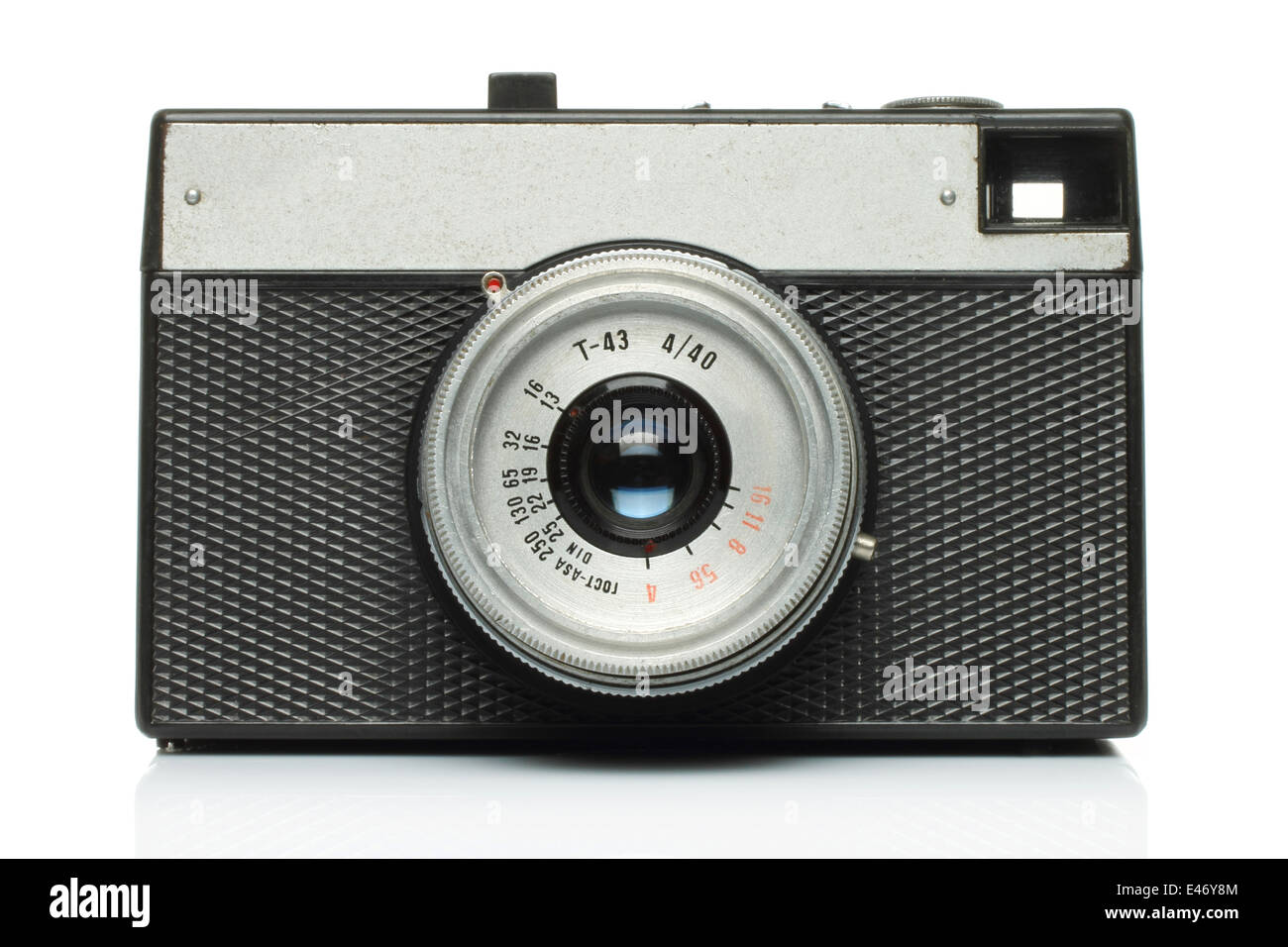 Old camera on white background Stock Photo - Alamy