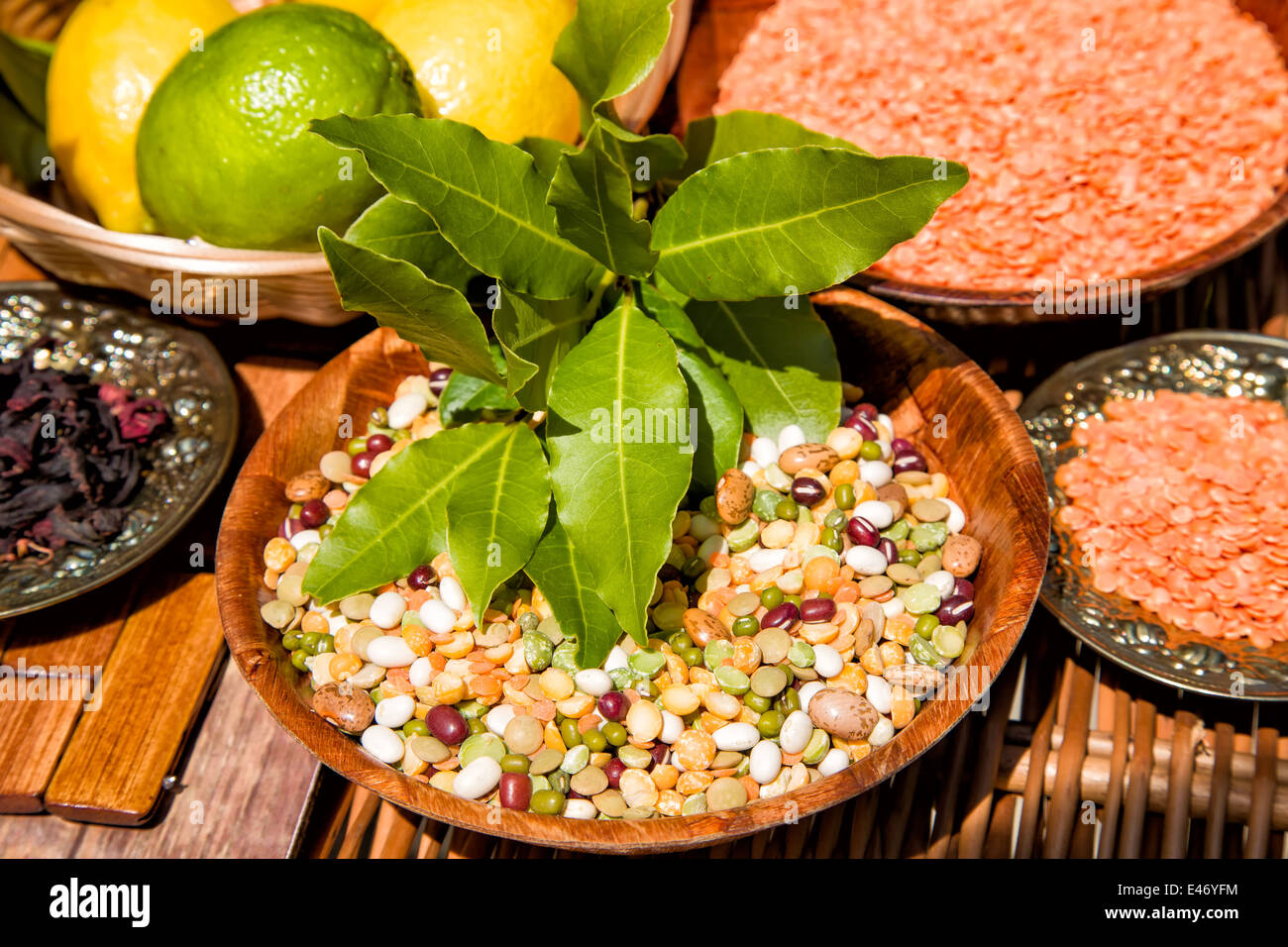 Legumes are an important component of Arabian cuisine Stock Photo - Alamy