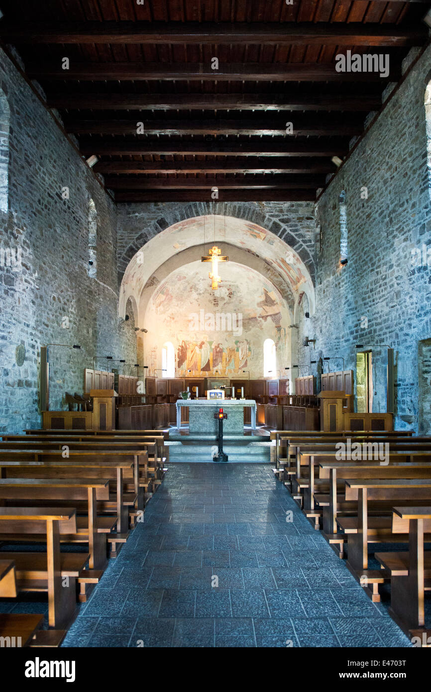 Italy, Lombardy, Colico, Santa Maria di Piona complex Stock Photo - Alamy