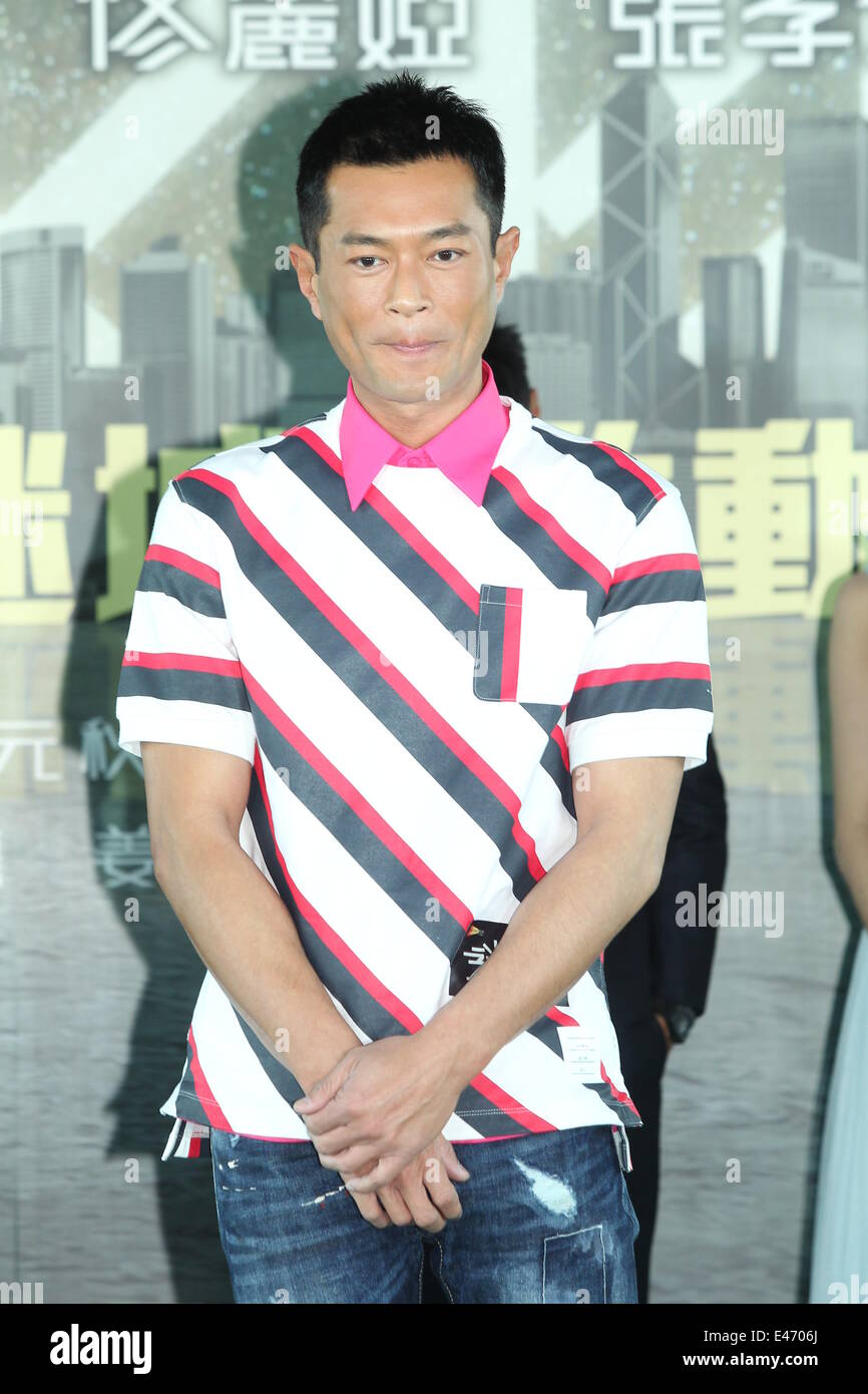 Actor Louis Koo attends a film press conference in Hong Kong,China on ...