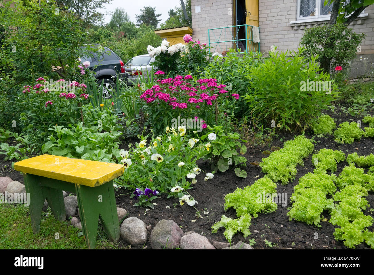 Poor european rural village garden hi-res stock photography and images ...