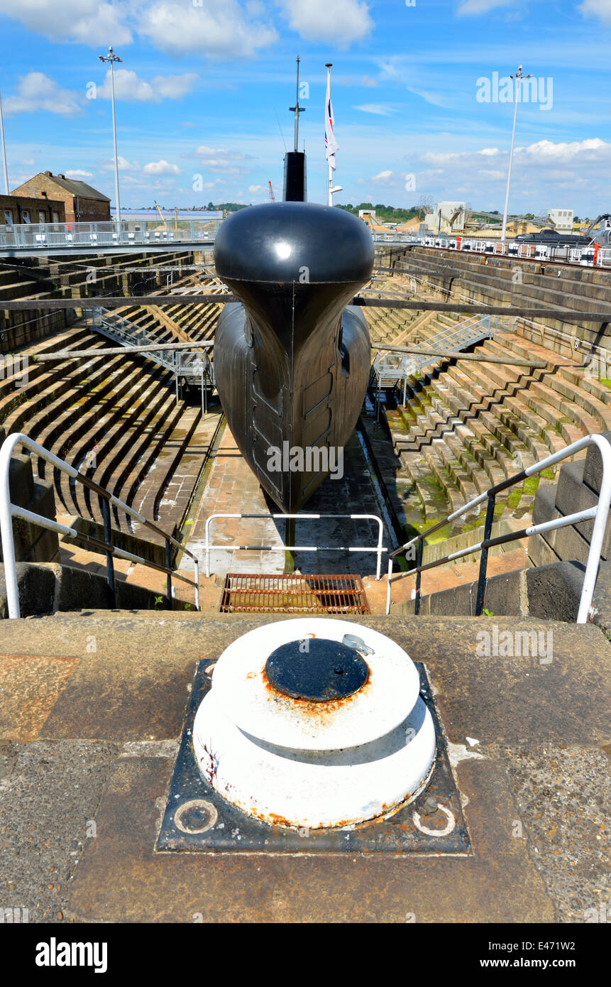 Hm Submarine Ocelot Chatham Historic High Resolution Stock Photography ...