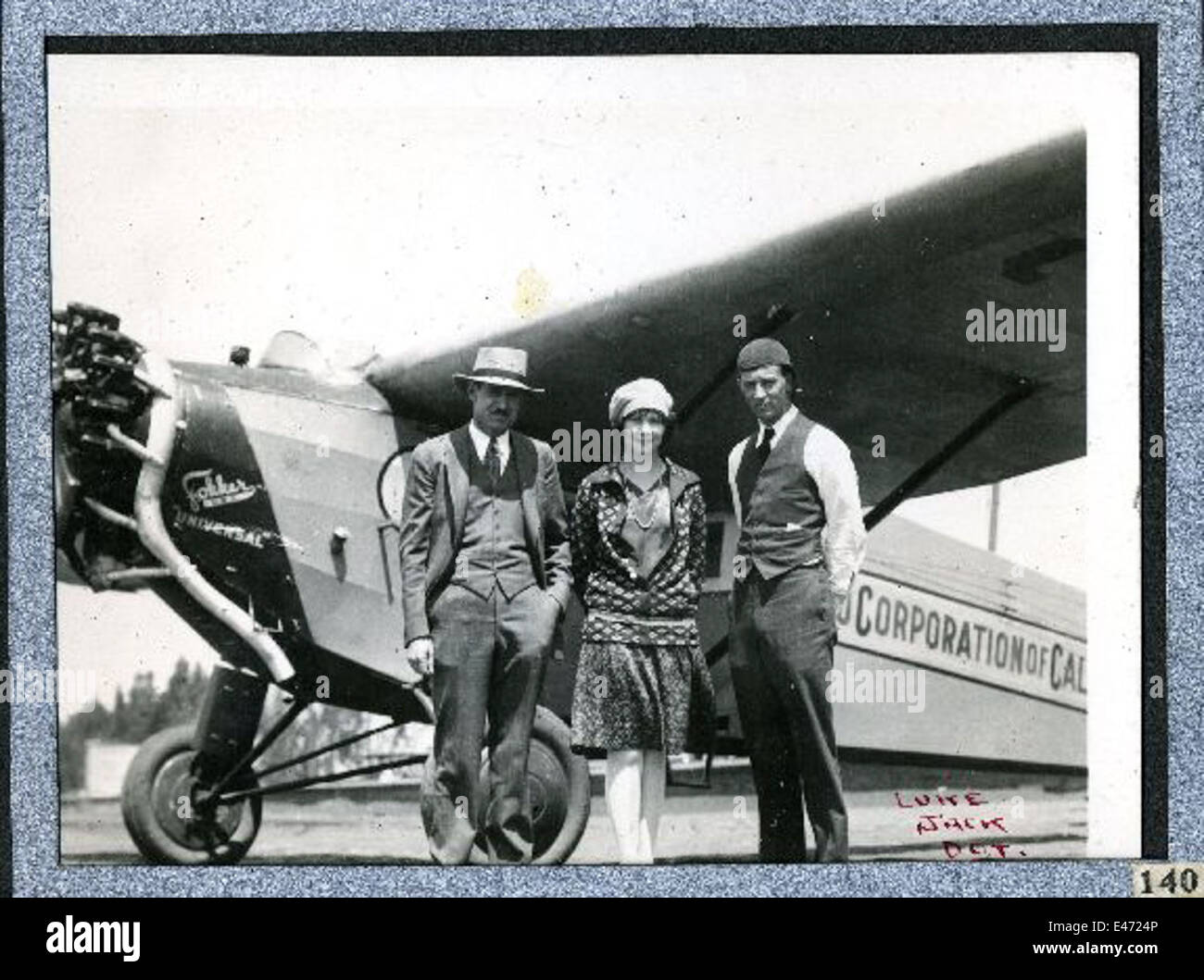 This image showcases a Fokker Standard Universal, an early airliner ...