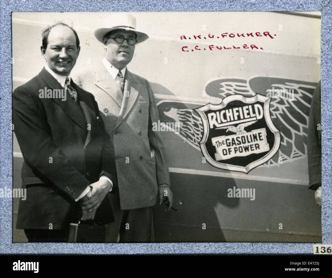 The image showcases an aircraft related to Anthony Fokker, a pioneering ...