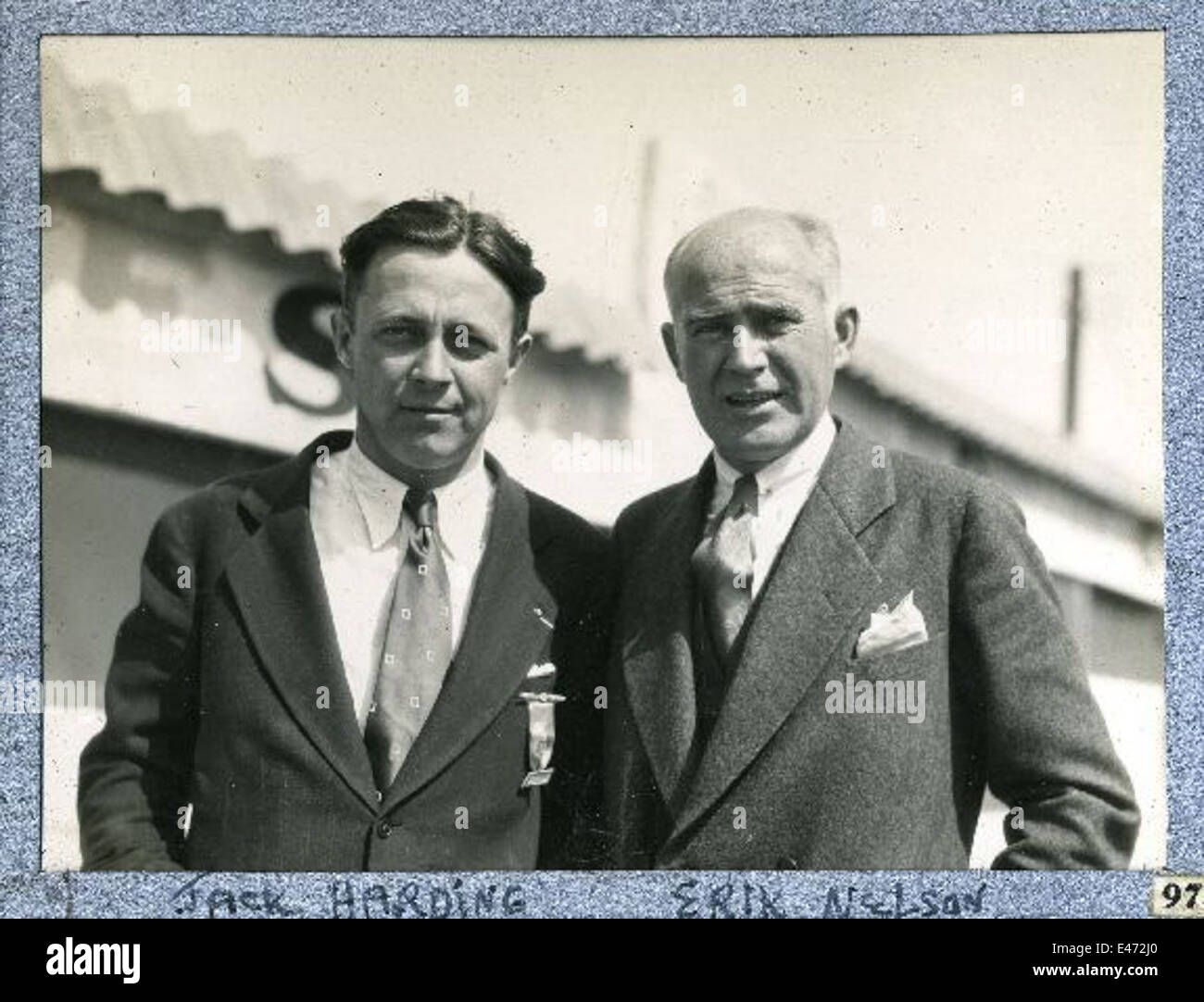 This image features Erik H. Nelson and Jack Harding, two prominent ...