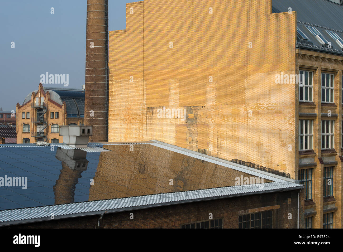 Berlin, Germany, renovated industrial building at the HTW Berlin with ...