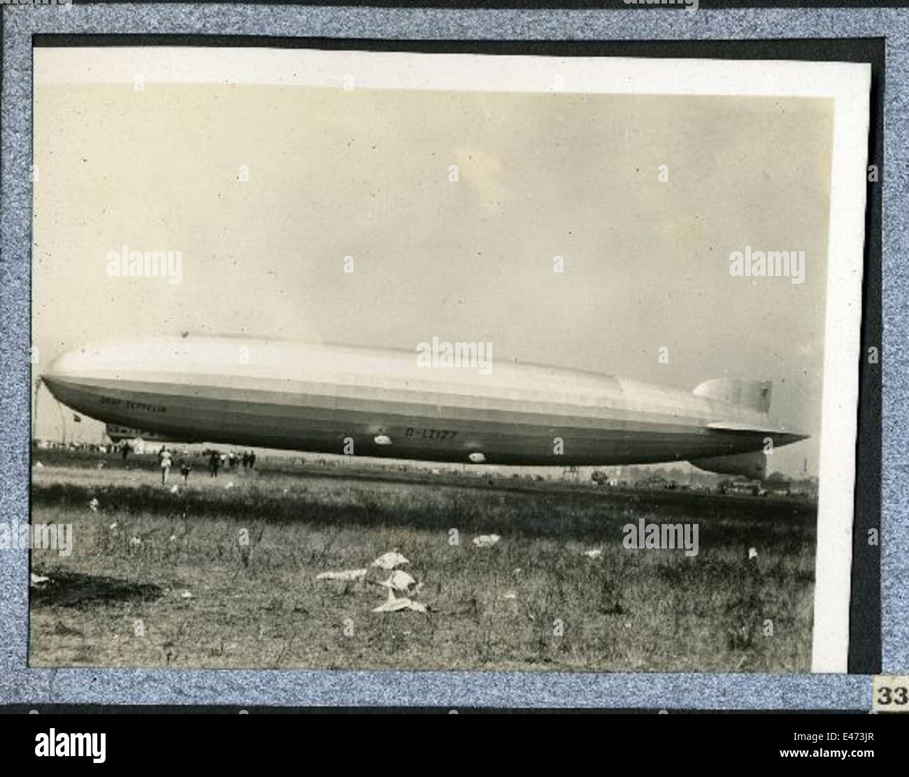 The LZ 127 Graf Zeppelin, a rigid airship operated by Deutsche Zeppelin ...