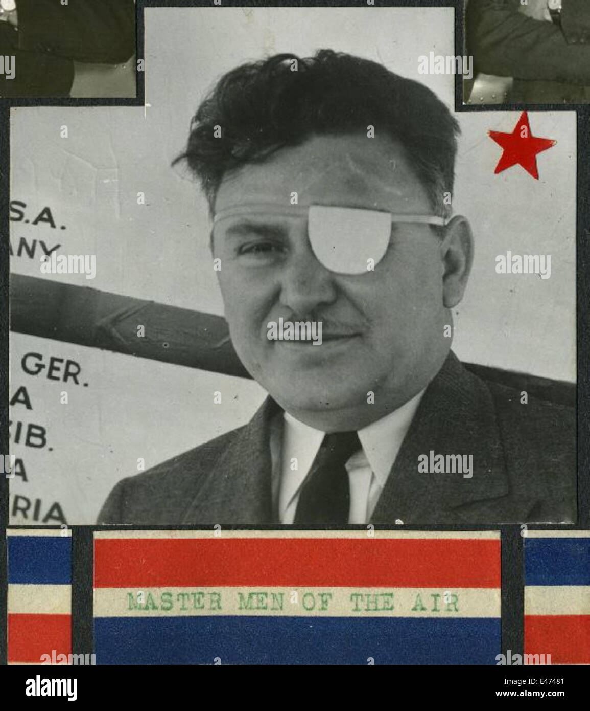 This photograph from Album 73-A features an image of aviator Wiley Post ...