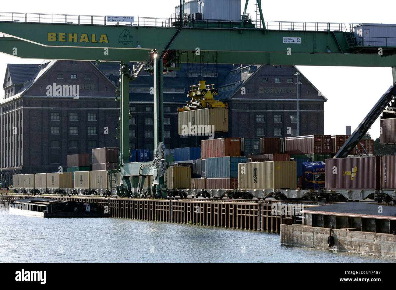 Container handling hi-res stock photography and images - Alamy