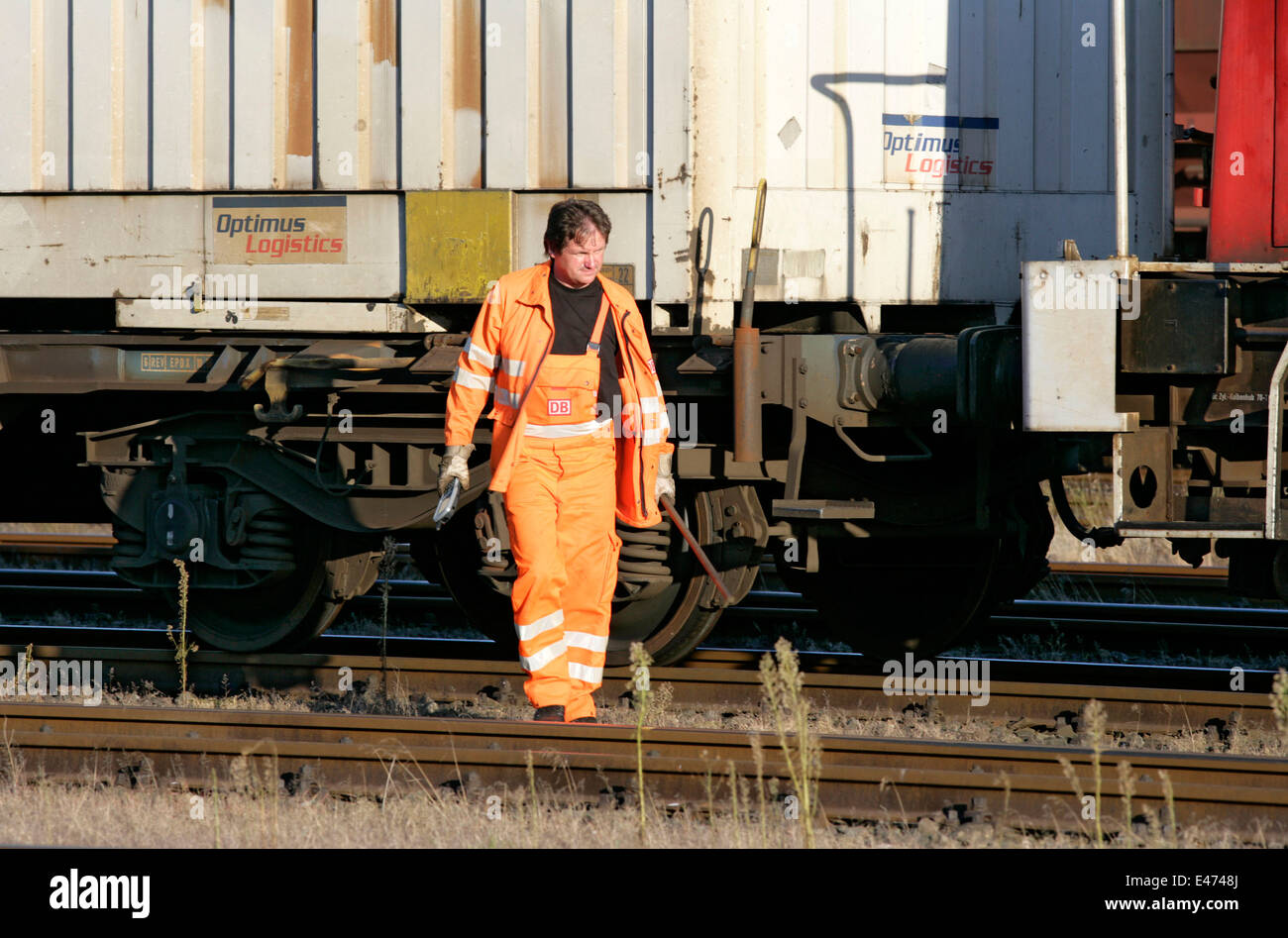 Db cargo container freight train hi-res stock photography and images ...
