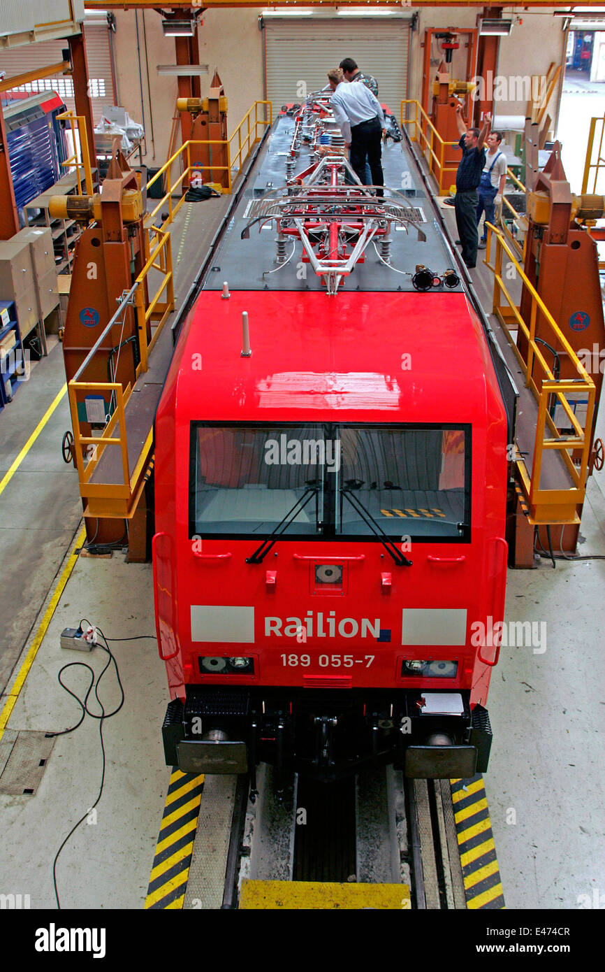 Final assembly at Siemens Stock Photo - Alamy