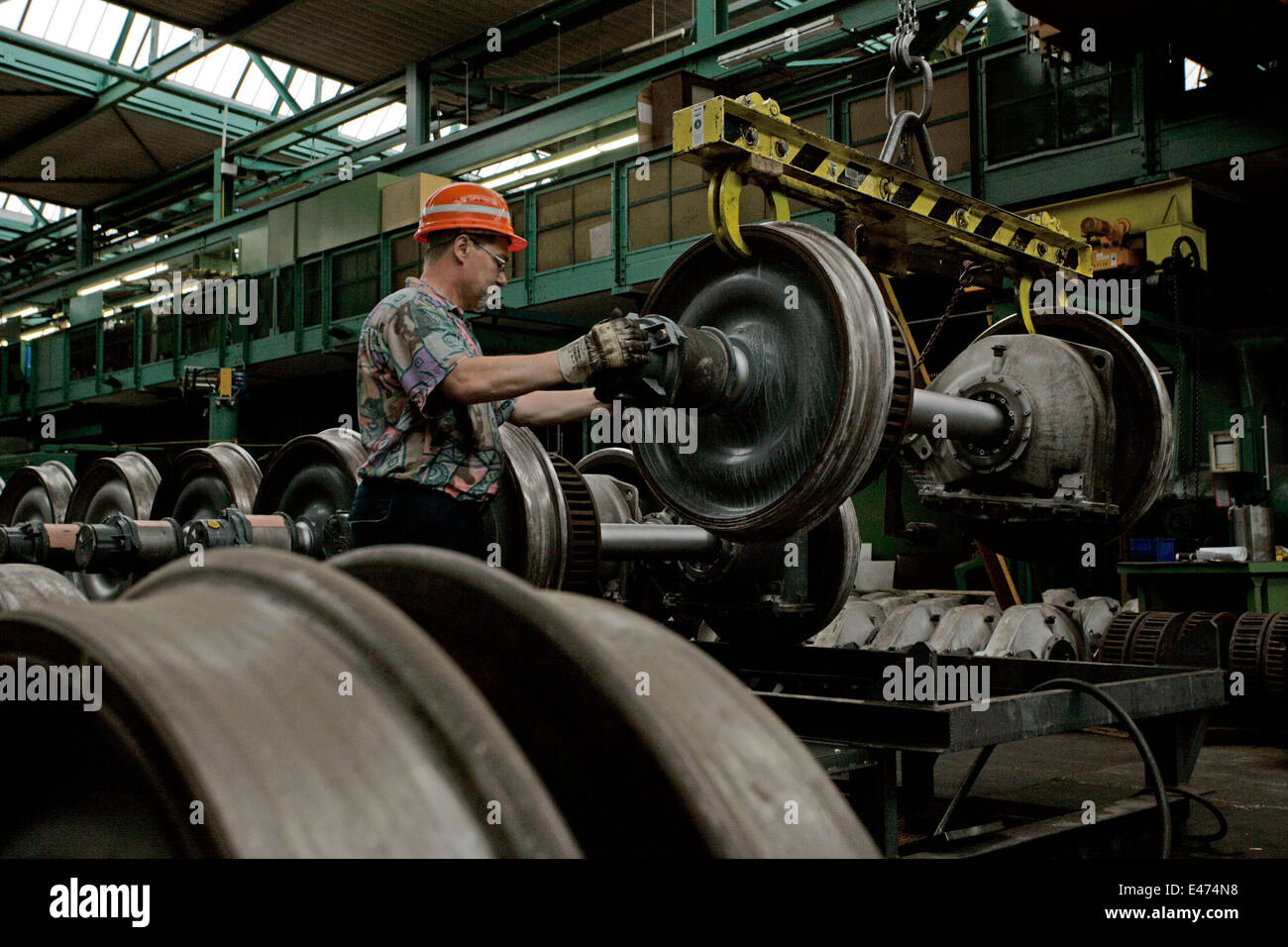 S-Bahn main workshop Stock Photo - Alamy