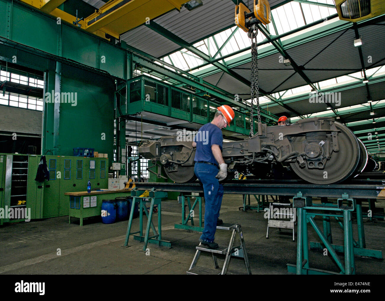 S-Bahn main workshop Stock Photo - Alamy
