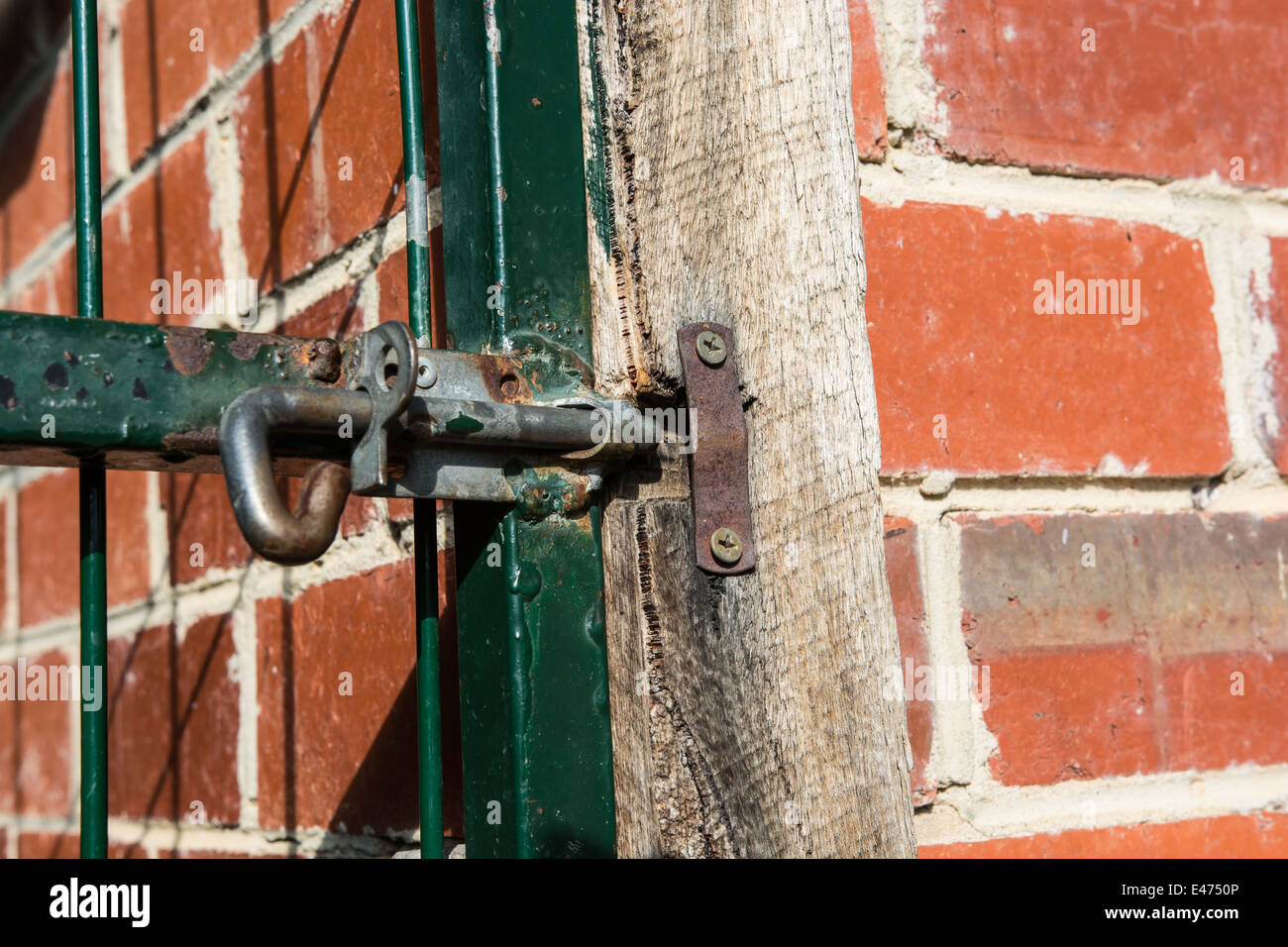 Gate bolts hi-res stock photography and images - Alamy