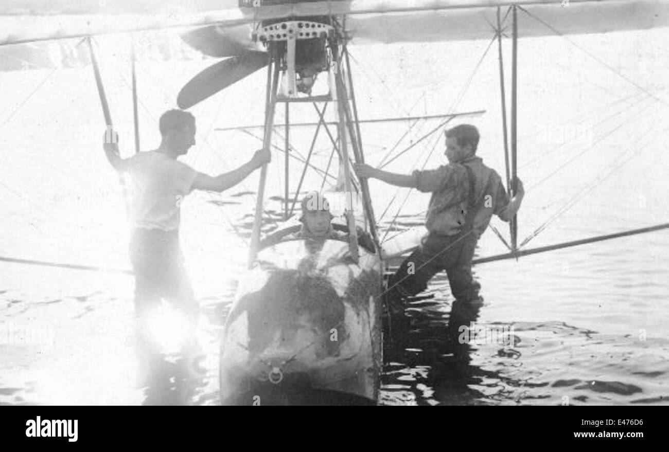 This image features the Curtiss Model M Flying Boat, a key aircraft ...