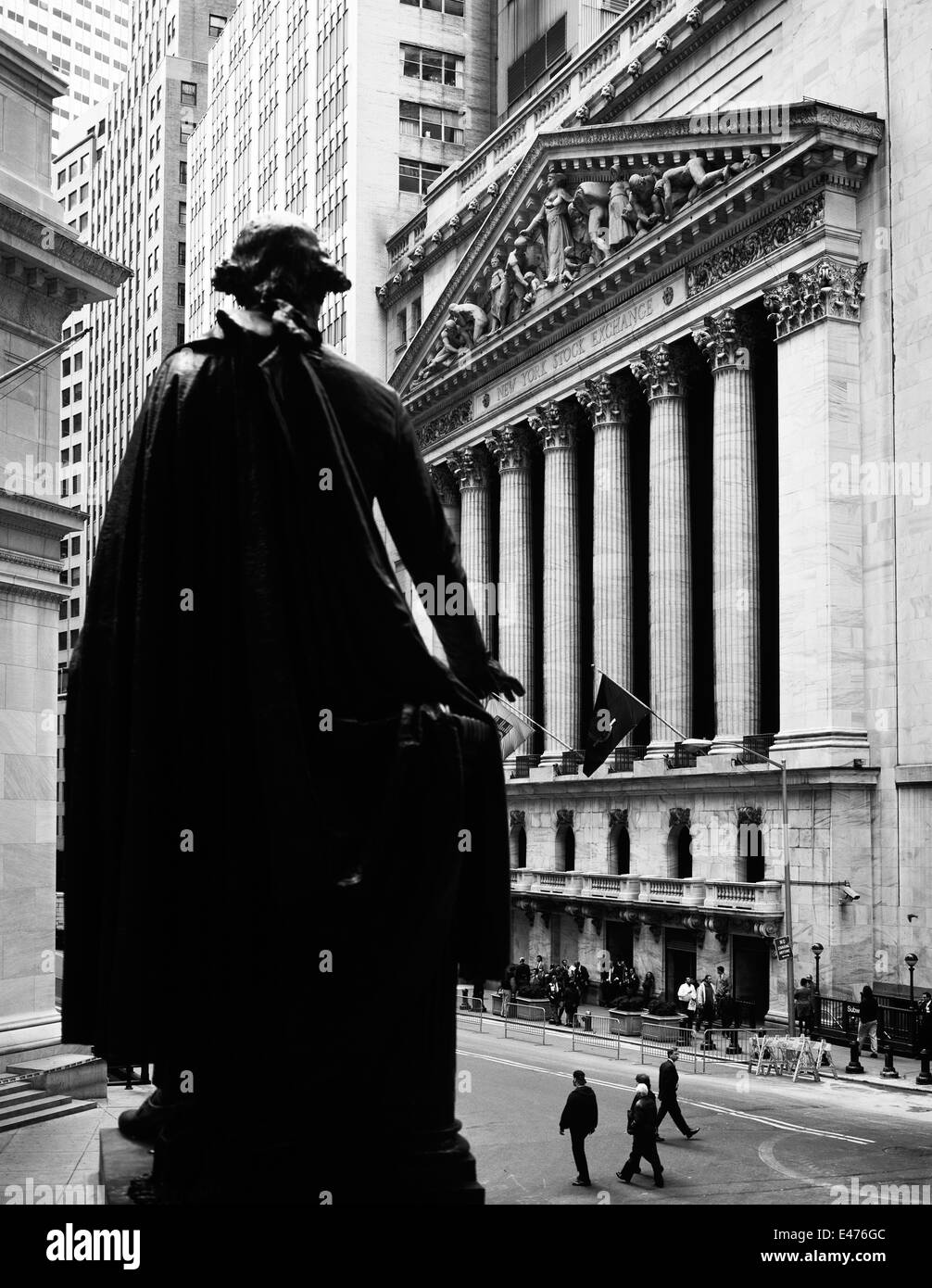 New york usa george Black and White Stock Photos & Images - Alamy