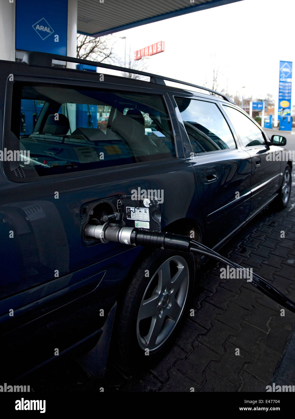 CNG filling station Stock Photo - Alamy