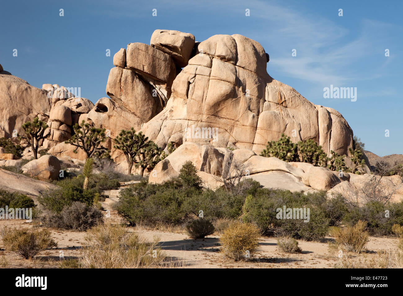 Rock Formations, Joshua Tree National Park, Calif. USA Stock Photo - Alamy
