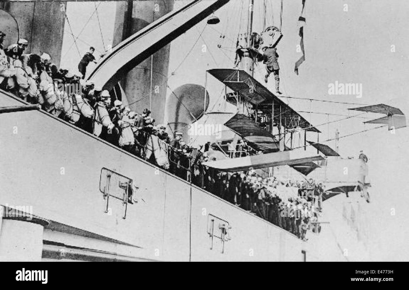 This image showcases the USS Pennsylvania (ACR-4) and the USS ...