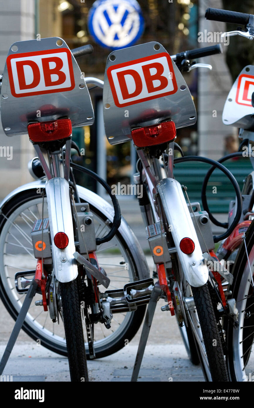 DB Rental bikes Stock Photo - Alamy