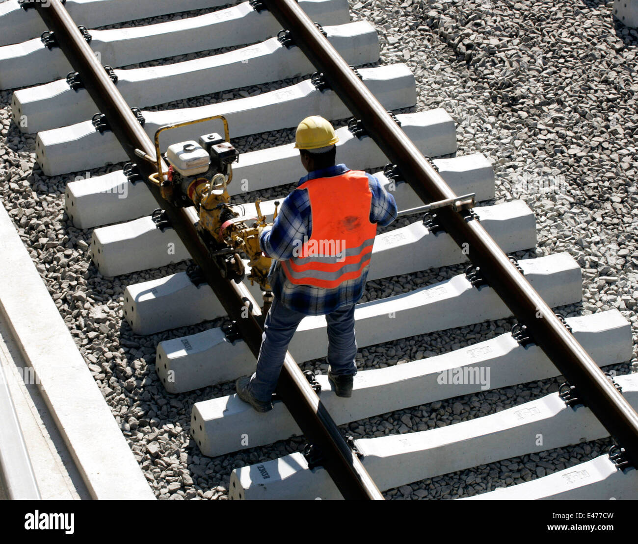 Track construction hi-res stock photography and images - Alamy